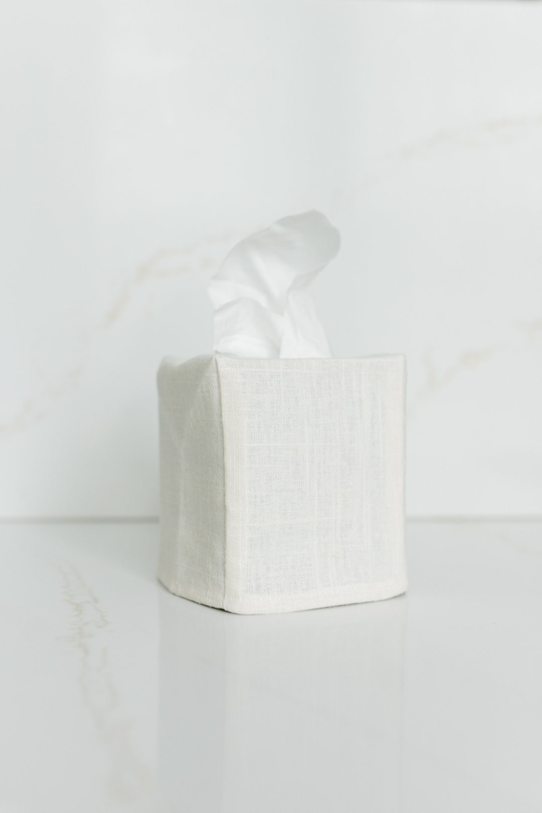 Cream Tissue Box Cover - Etsy