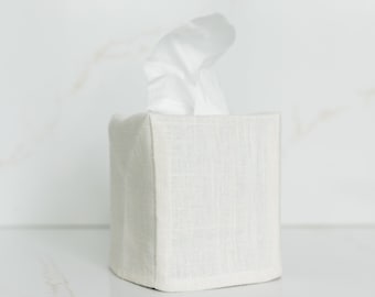 Cream Tissue Box - Etsy
