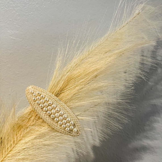 Vintage ivory pearl hair - Gem