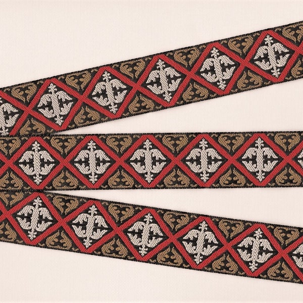 Wide Brocade Ribbon Pattern - Etsy