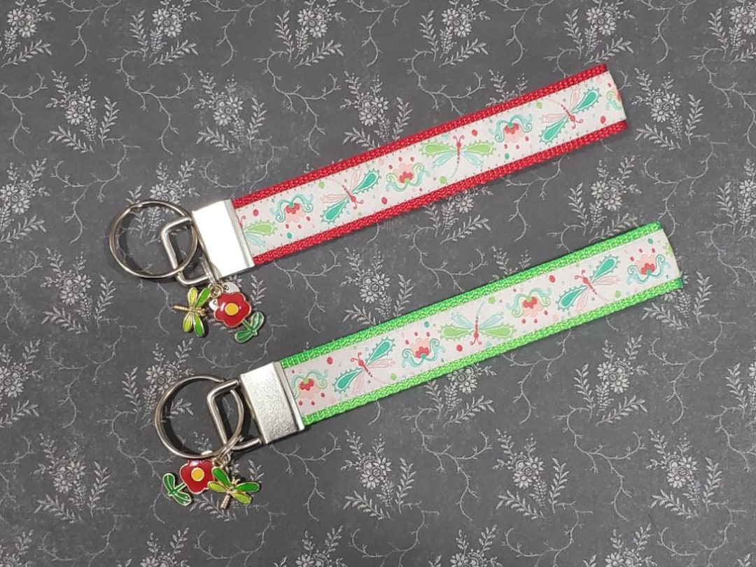 INSECTS Jacquard Ribbon/nylon Web 3/4" Wide (20mm) Key Fobs ...