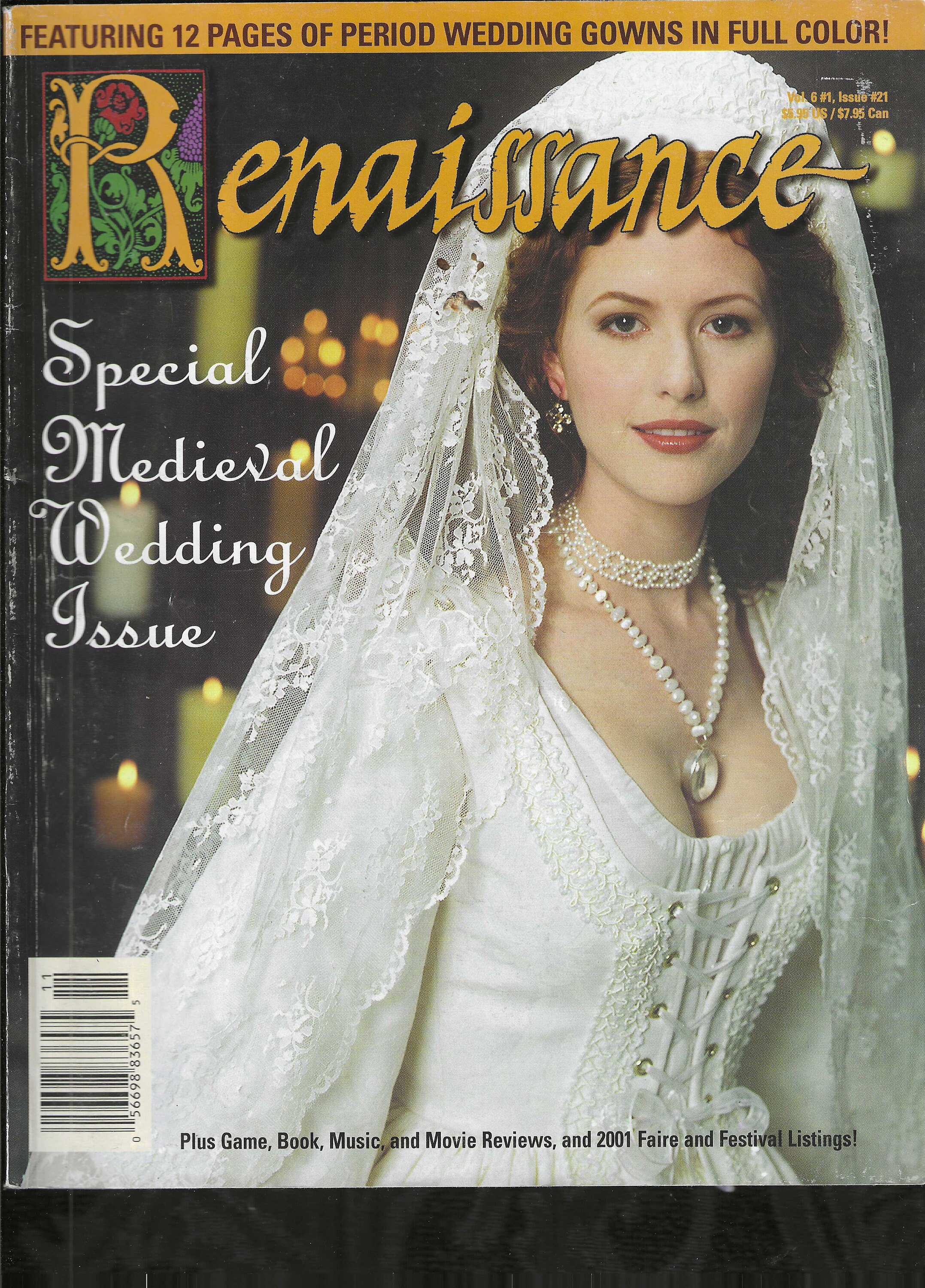 RENAISSANCE Magazine Vol. 6 #1, Issue #21 Special Medieval Wedding ...