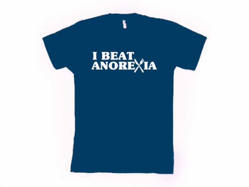 FUNNY TSHIRT I Beat Anorexia T-shirt Competitive Eating Foodie - Etsy
