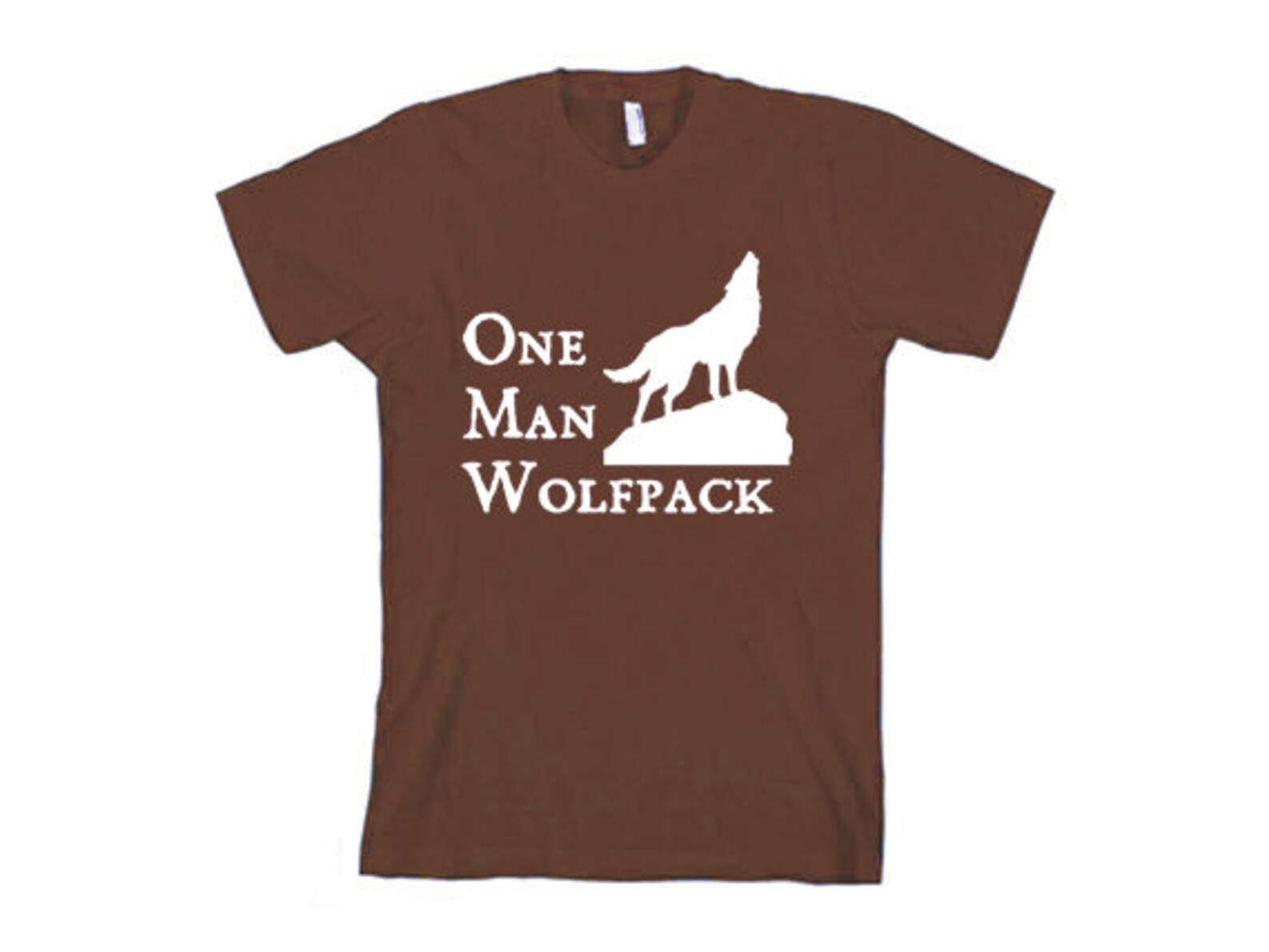 FUNNY T-SHIRT One Man Wolf Pack T-shirt Camping Outdoors - Etsy