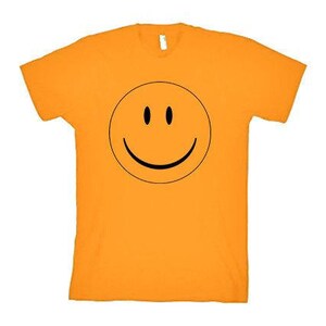 FUNNY TSHIRT Vintage Smiley Face T-shirt 70's Retro Hippie Peace Sign ...