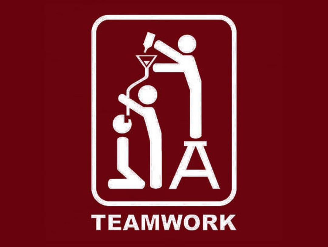 FUNNY SHIRT Keg Stand Teamwork T-shirt Home Brewing Fraternity Beer ...