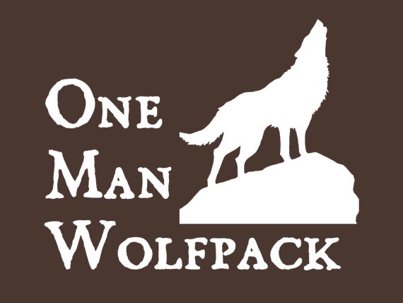 One Man Wolf Pack Logo