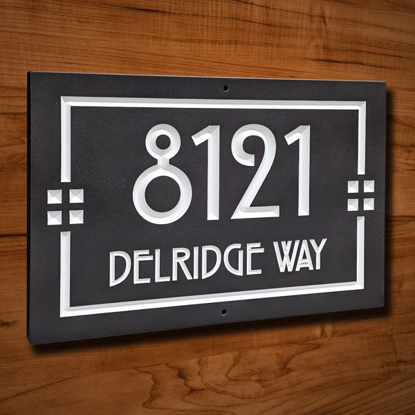 Craftsman House Numbers - Etsy