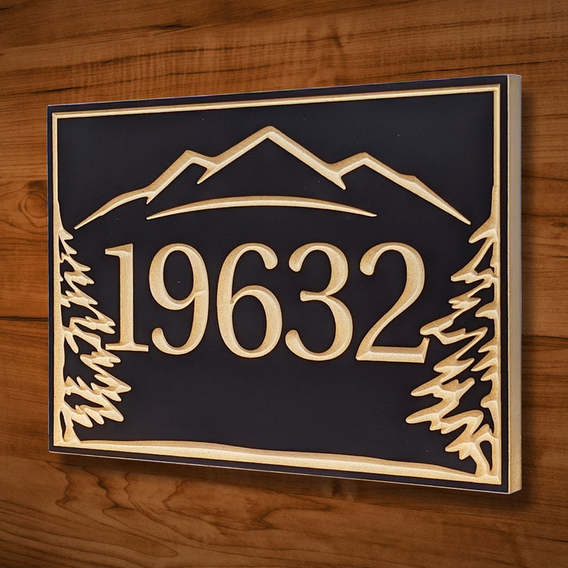 Wood Mountain House Signs - Etsy