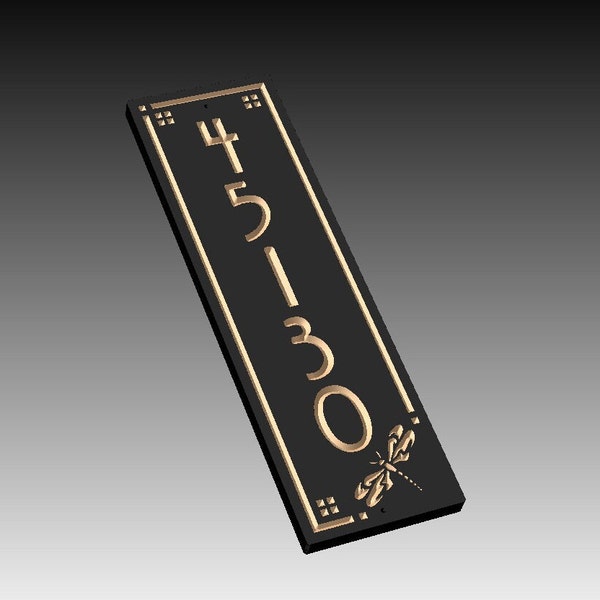 Craftsman Address Plaque - Etsy