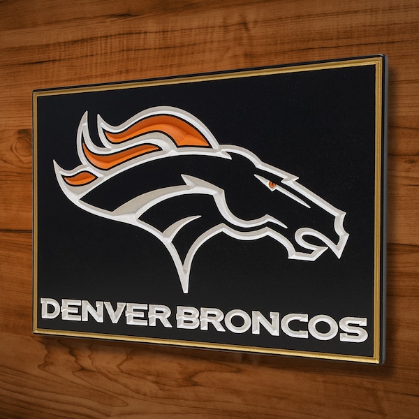 Denver Broncos Sign - Etsy