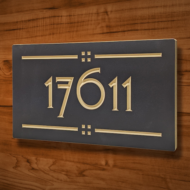 Craftsman Address Plaque - Etsy