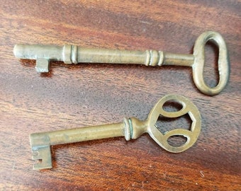 Antique Hollow Skeleton Key - Etsy