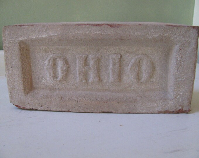 Ohio Brick, Ohio Paving Brick, Home Decor, Ohio State Buckeye's - Etsy
