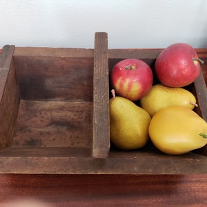 Antique Wood Caddy, Divided Wood Box ,farmhouse, Table - Etsy