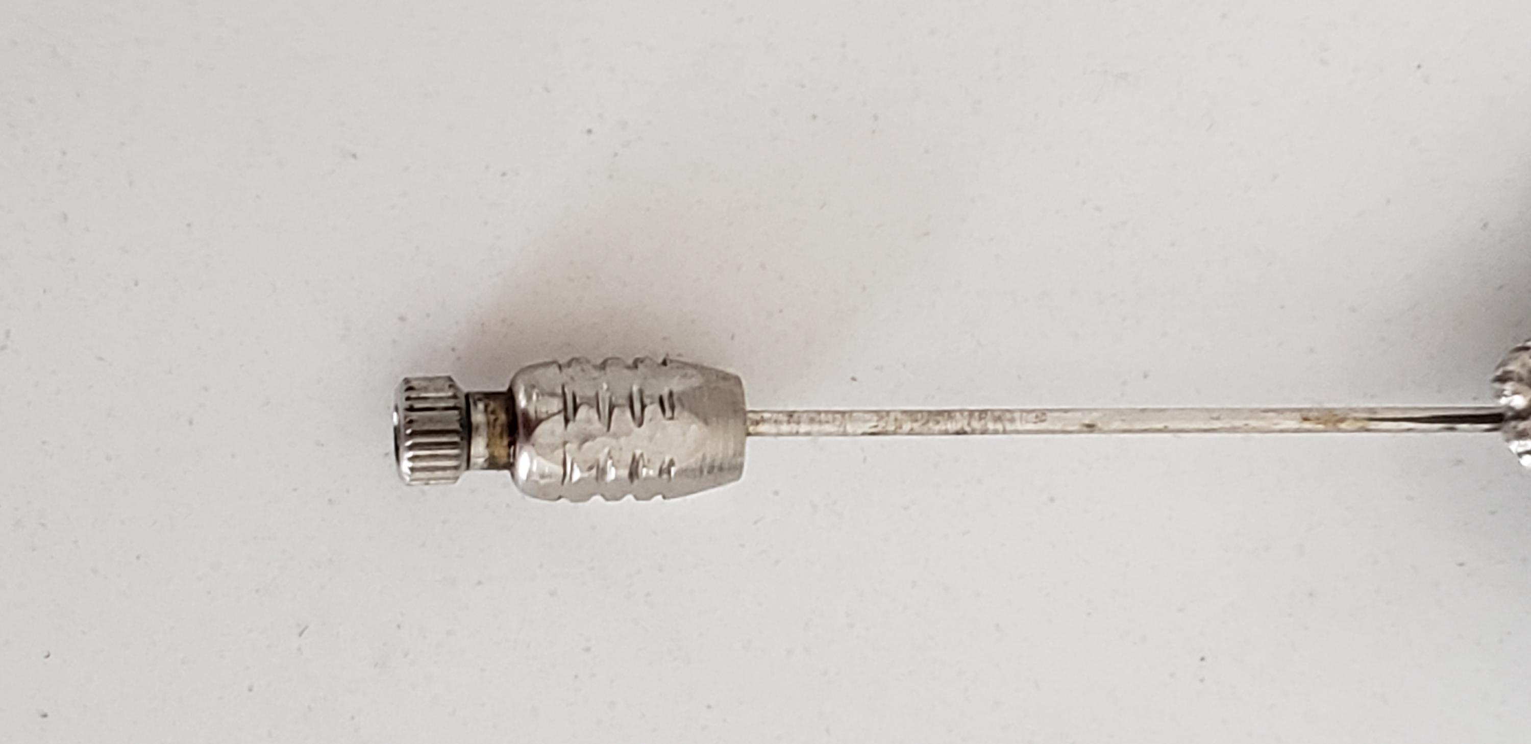 Vintage Art Nouveau Lady Stick Pin, Silver - Etsy