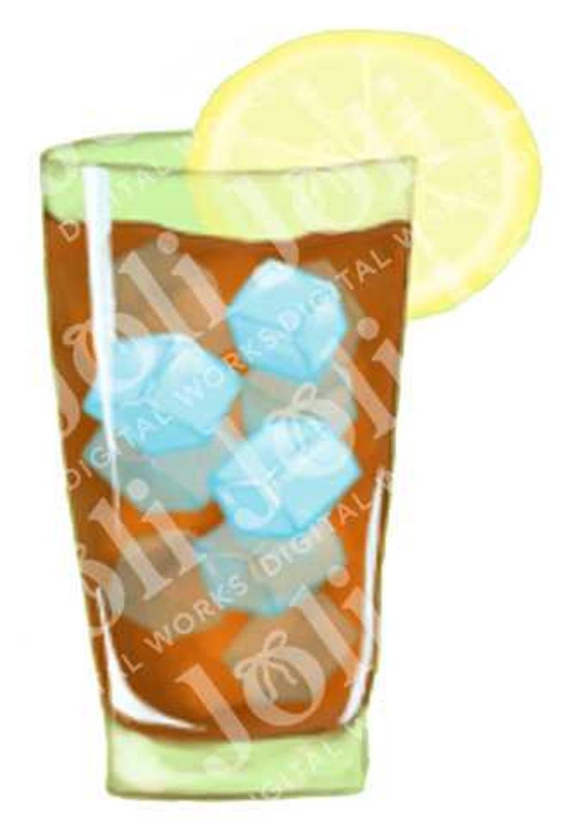 Cute Iced Tea Clipart | Kawaii Summer Illustration | Phone Background ...