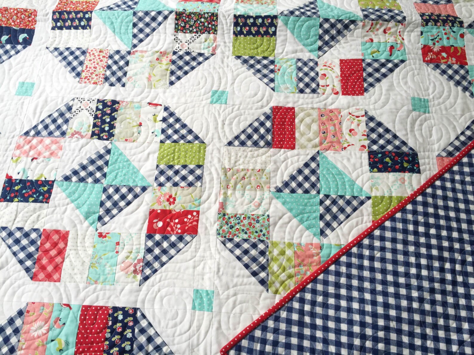 PDF Pattern for Grateful Queen Throw Patchwork Quilt. Classic - Etsy