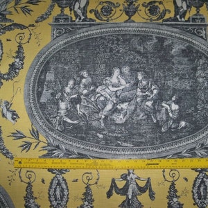 DESIGNER NEOCLASSICAL ROUSSEAU French Toile Fabric 12 Yards - Etsy