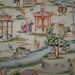 SCALAMANDRE CHINOISERIE SHANGHAI Handprinted Toile Fabric 10 Yards Tea ...