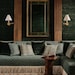 COLEFAX & FOWLER Zig Zag Flame Stitch Geometric Woven Upholstery Fabric ...