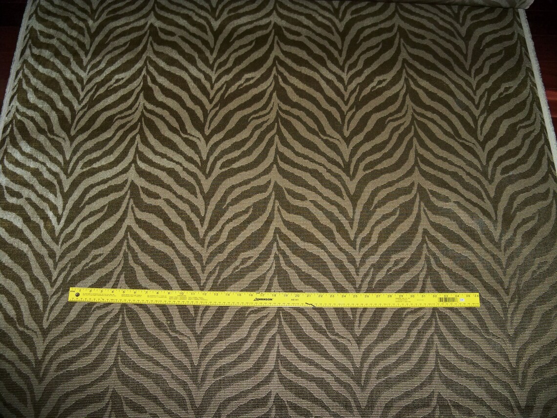 SCALAMANDRE BARANZELLI Zebra Animal Skins Ribbed Silk Velvet - Etsy