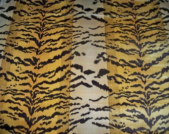 Velvet Tiger Fabric - Etsy