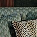 COLEFAX & FOWLER Zig Zag Flame Stitch Geometric Woven Upholstery Fabric ...