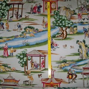 SCALAMANDRE CHINOISERIE SHANGHAI Handprinted Toile Fabric 10 Yards ...