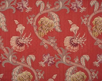 SCALAMANDRE ROCAILLE Floral Silk Fabric 3 Yards Multi on Gold - Etsy