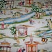 SCALAMANDRE CHINOISERIE SHANGHAI Handprinted Toile Fabric 10 Yards ...