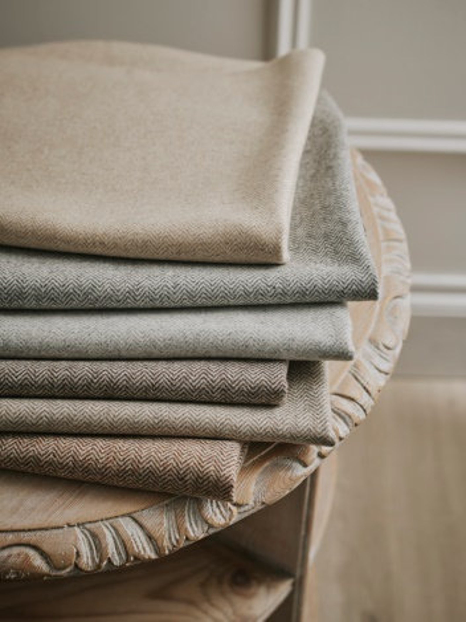 JANE CHURCHILL Herringbone Wool Upholstery Fabric 10 Yards - Etsy