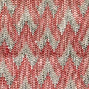 COLEFAX & FOWLER Zig Zag Flame Stitch Geometric Woven Upholstery Fabric ...