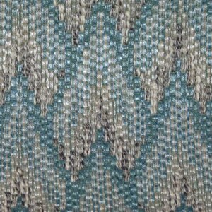 COLEFAX & FOWLER Zig Zag Flame Stitch Geometric Woven Upholstery Fabric ...