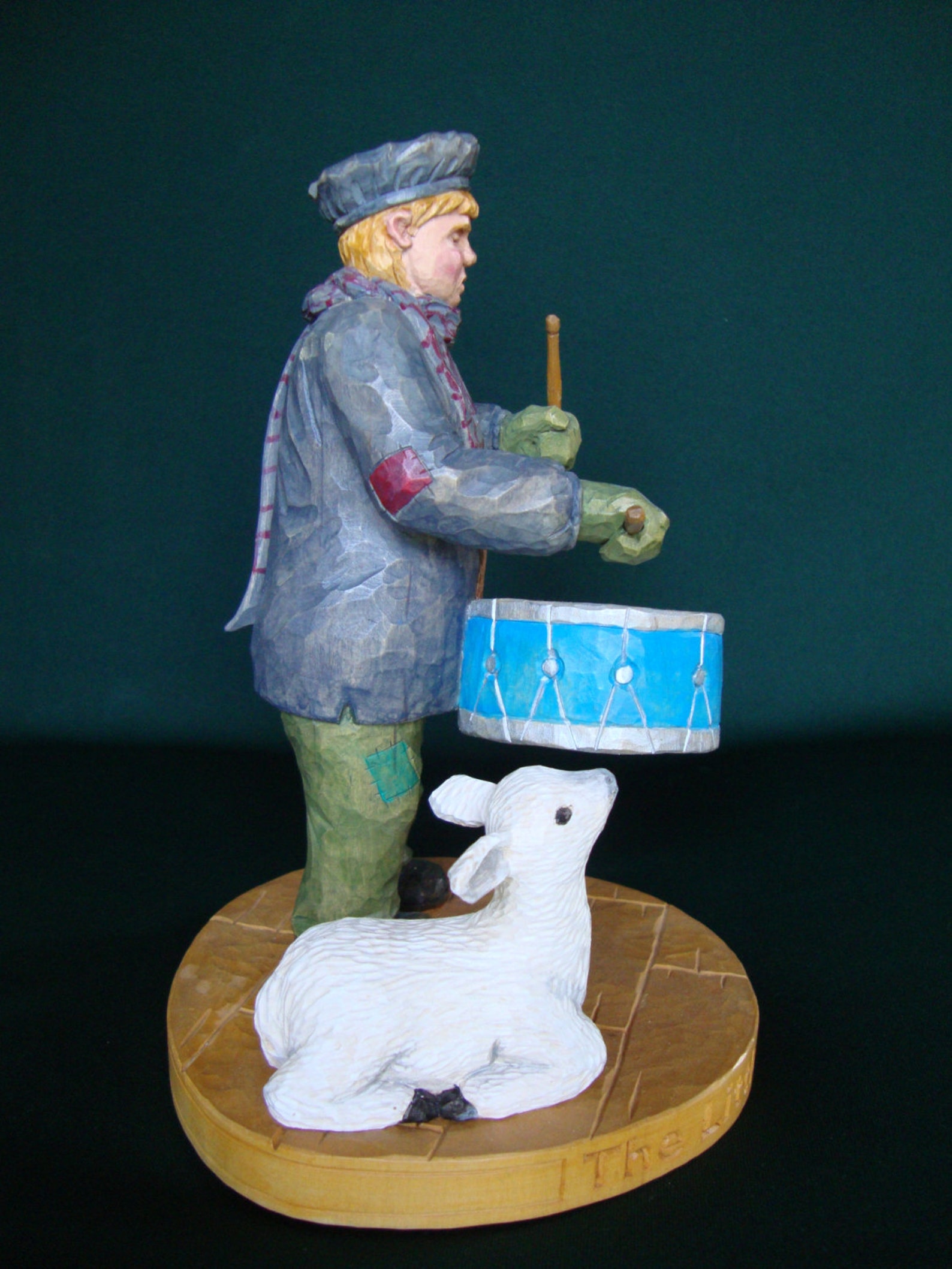 Little Drummer Boy Wood Sculpture. Original One of a Kind Wood - Etsy