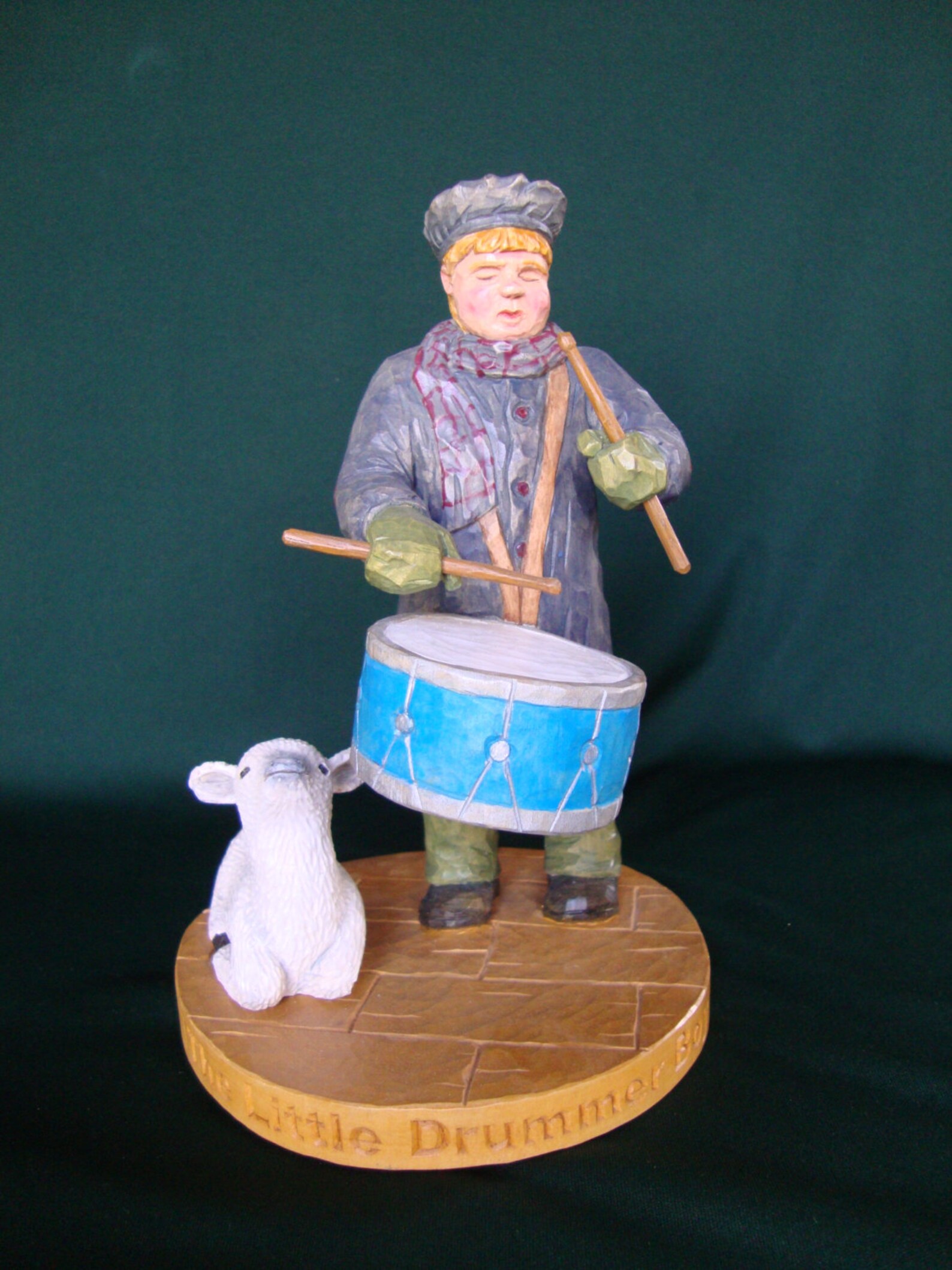 Little Drummer Boy Wood Sculpture. Original One of a Kind Wood - Etsy