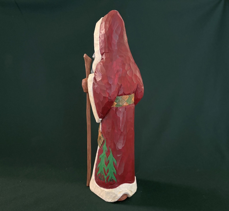 Hand Carved Santa, Woodcarving, Old World Santa Claus, St. Nicholas ...