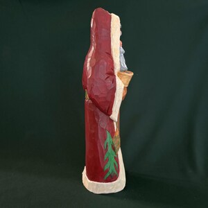 Hand Carved Santa, Woodcarving, Old World Santa Claus, St. Nicholas ...