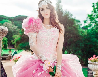 Gorgeous Purple Princess Wedding Gown Fairy Tale Cosplay | Etsy