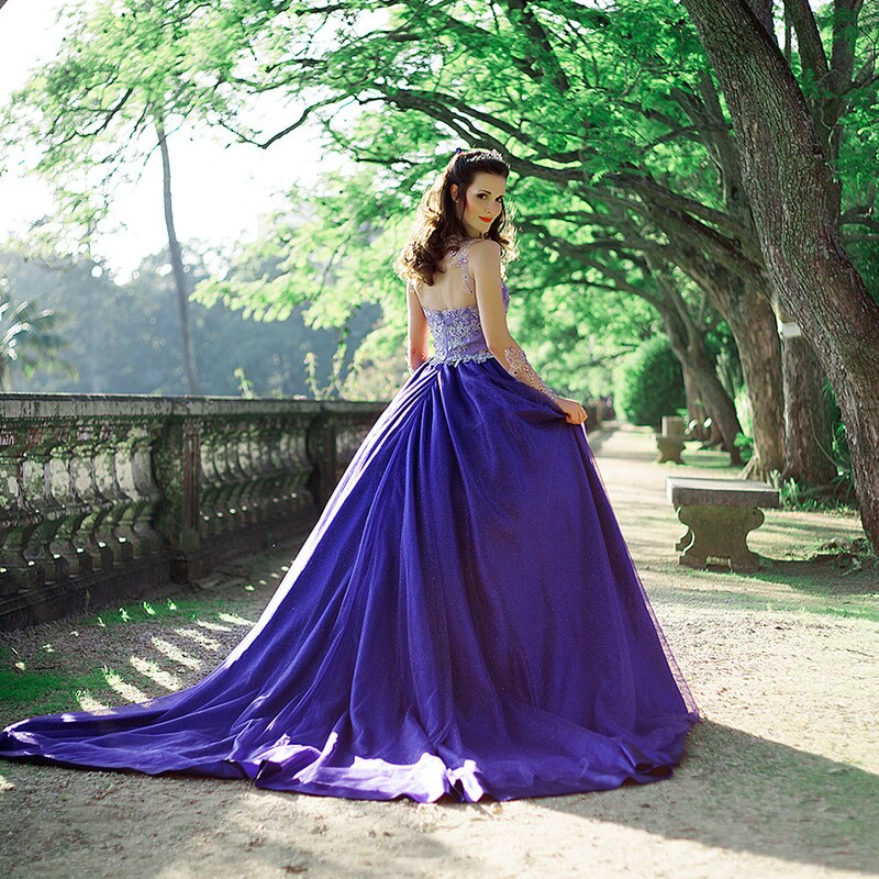 Purple Wedding Dress - Etsy