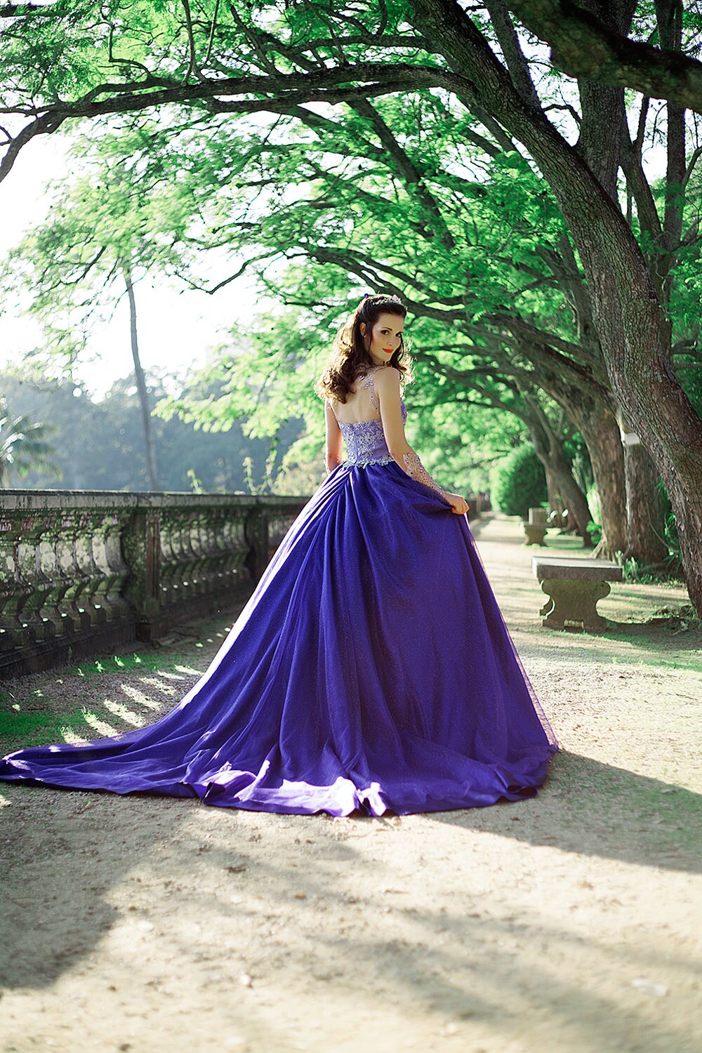 Gorgeous Purple Princess Wedding Gown Fairy Tale Cosplay | Etsy