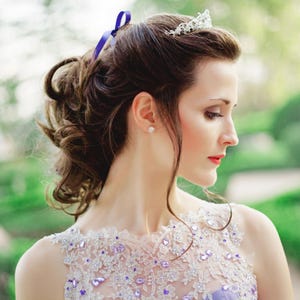 Gorgeous Purple Princess Wedding Gown - Royal Lace Fairy Tale Cosplay ...