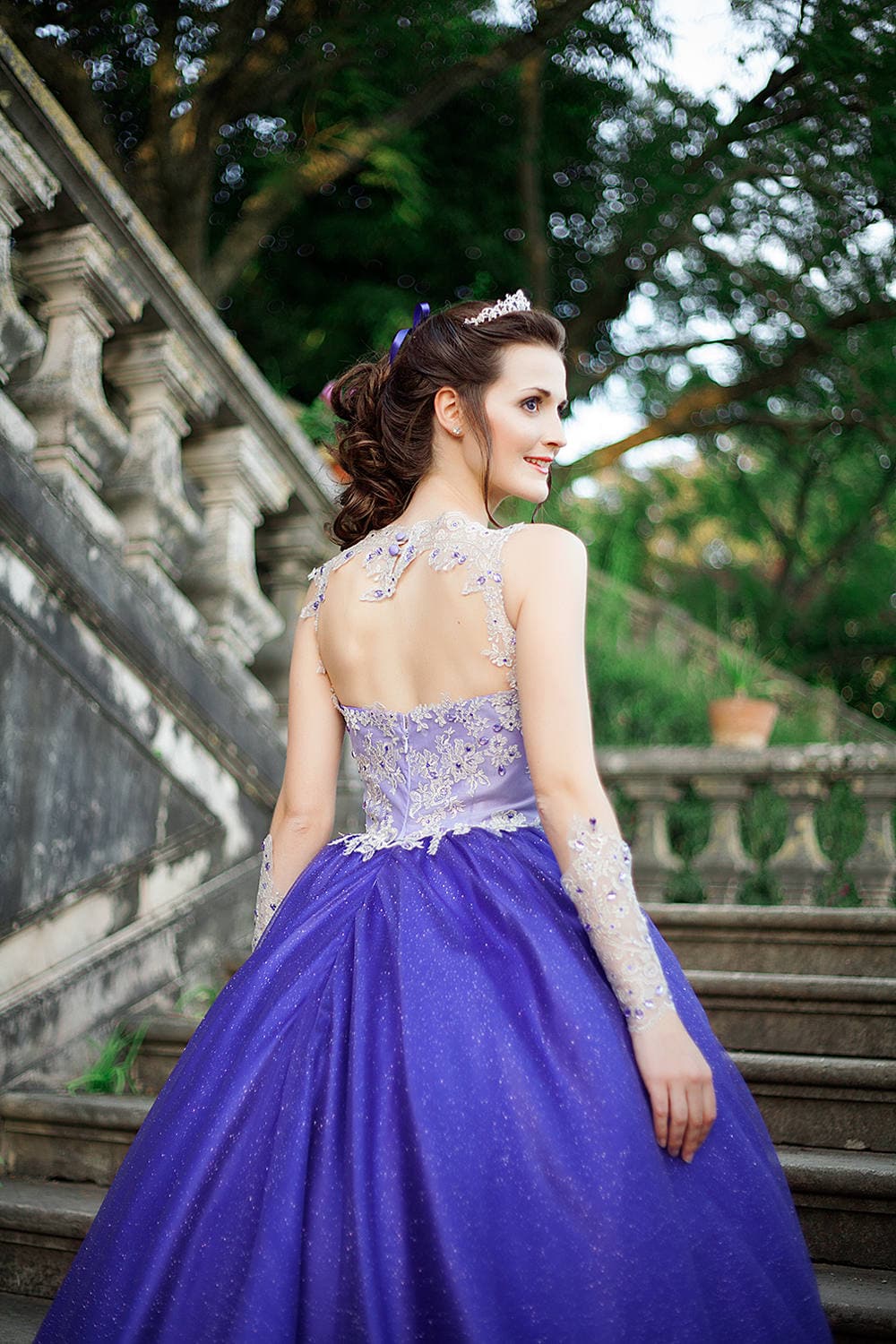 Gorgeous Purple Princess Wedding Gown Fairy Tale Cosplay | Etsy