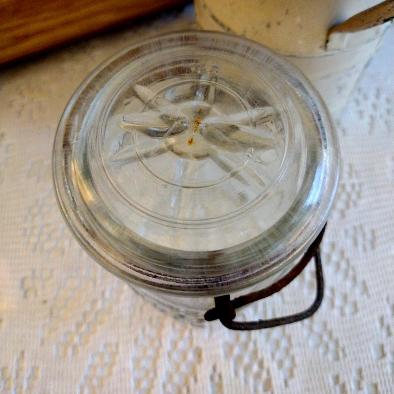 One SCRATCH and DENT Clear Glass Canning Jar Lid IMPERFECT Standard ...