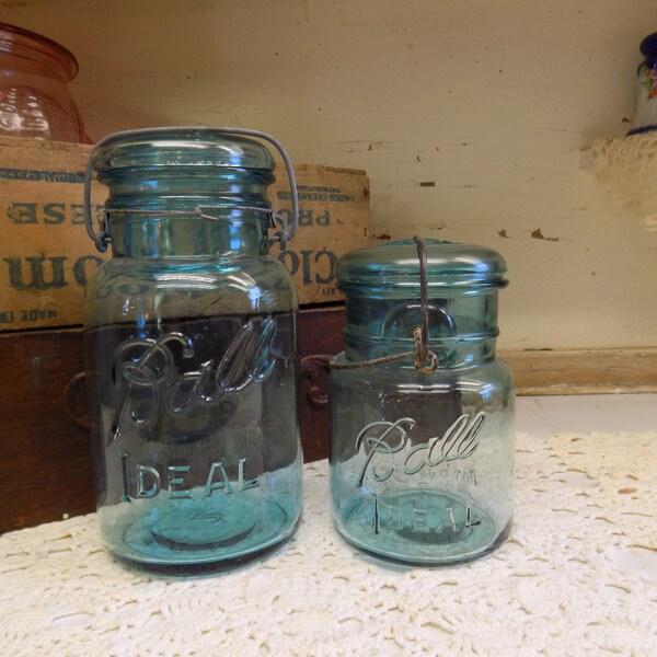 Blue Ball Jars - Etsy