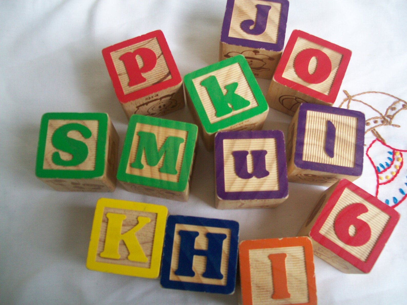Six Toy Block Set of Larger Brightly Colored Wooden Blocks Set - Etsy