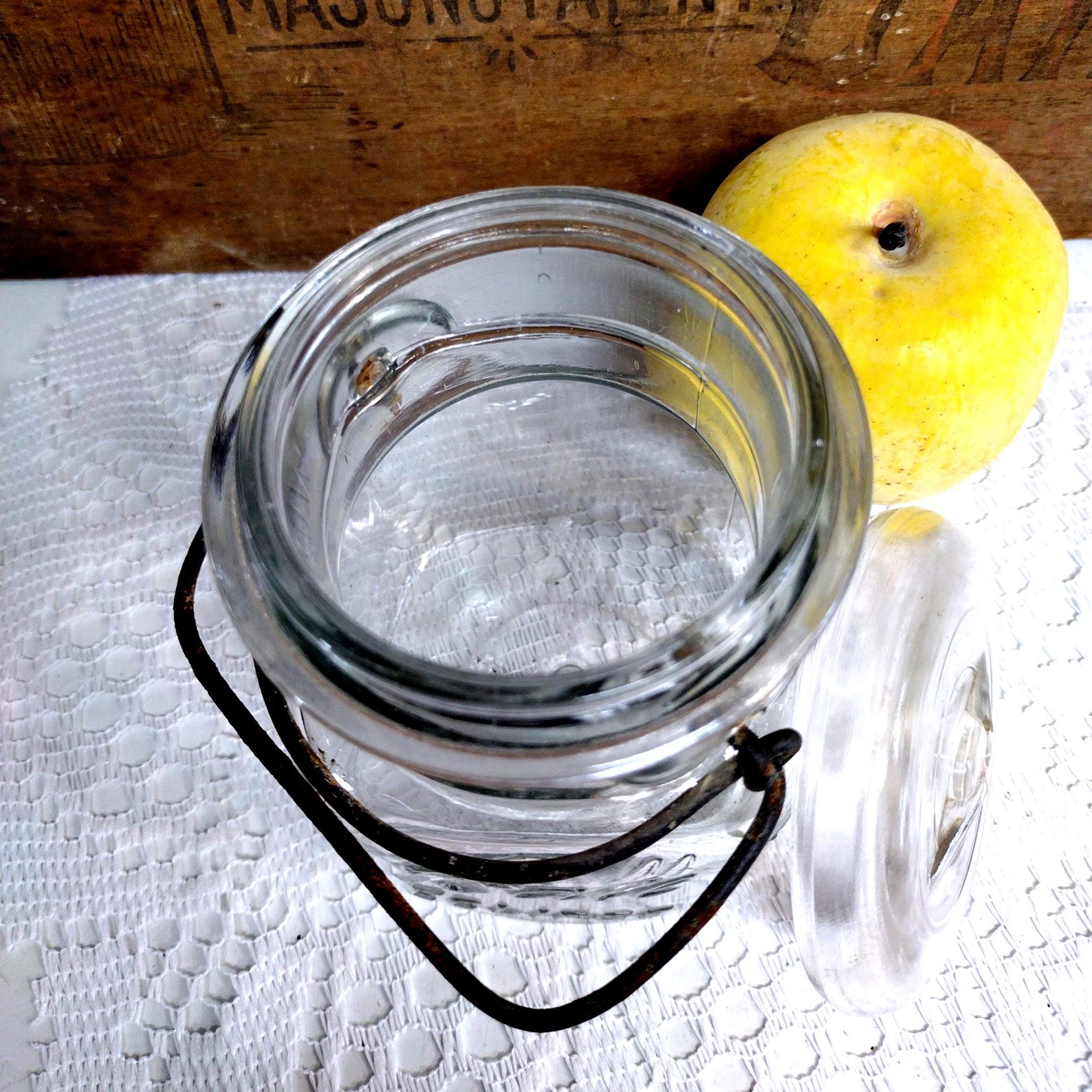 One Vintage IMPERFECT Ball Eclipse REGULAR or STANDARD Mouth Clear ...