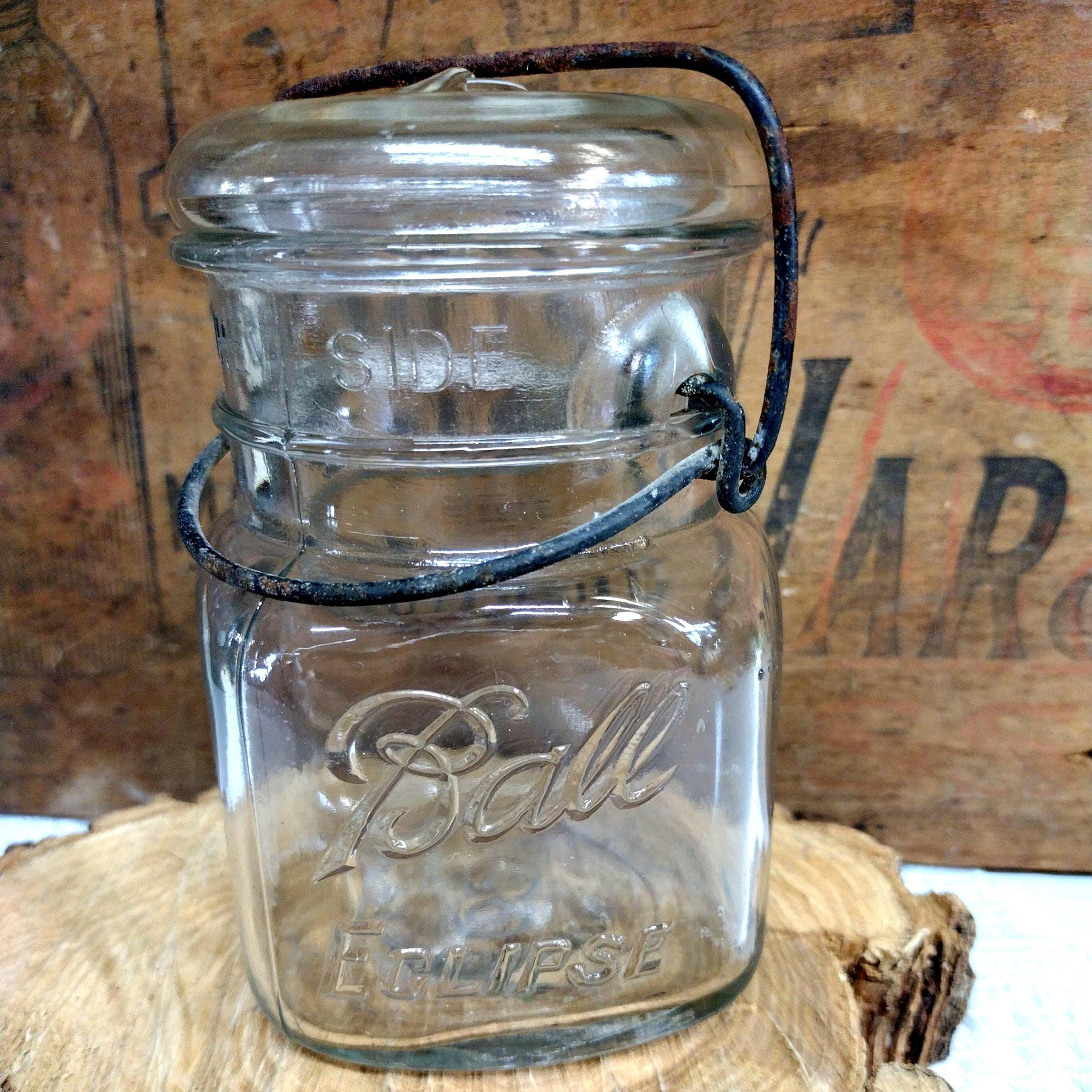One Vintage IMPERFECT Ball Eclipse REGULAR or STANDARD Mouth Clear ...