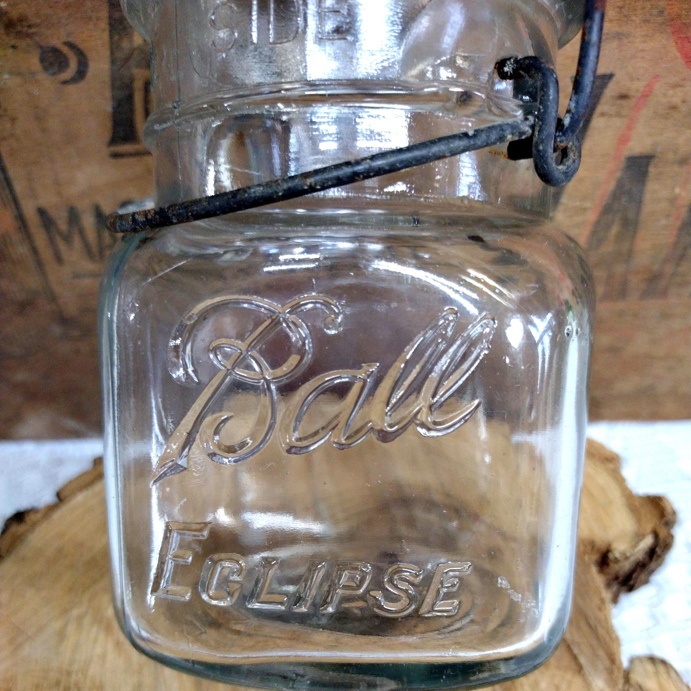 One Vintage IMPERFECT Ball Eclipse REGULAR or STANDARD Mouth Clear ...