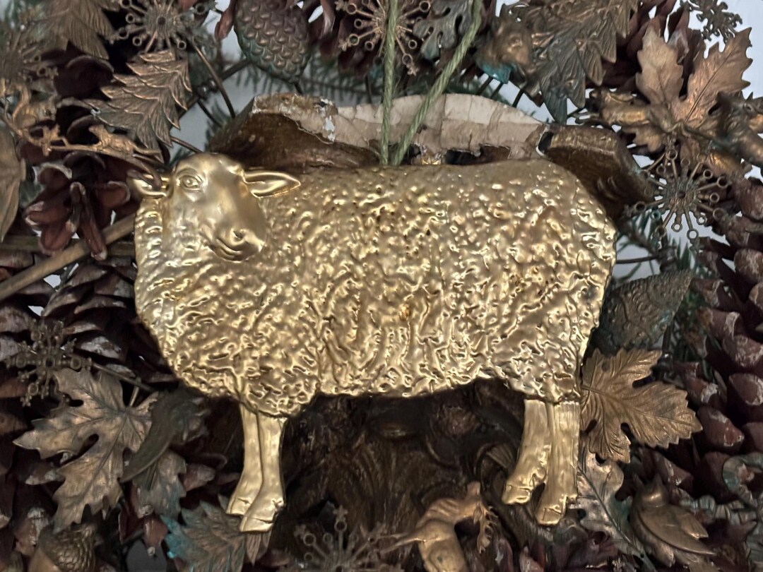 French Country Sheep Ornament - Etsy